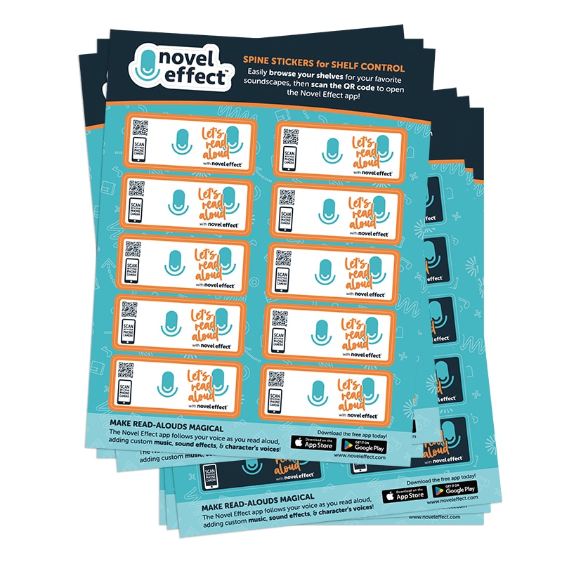 Novel Effect Spine Stickers - Novel Effect