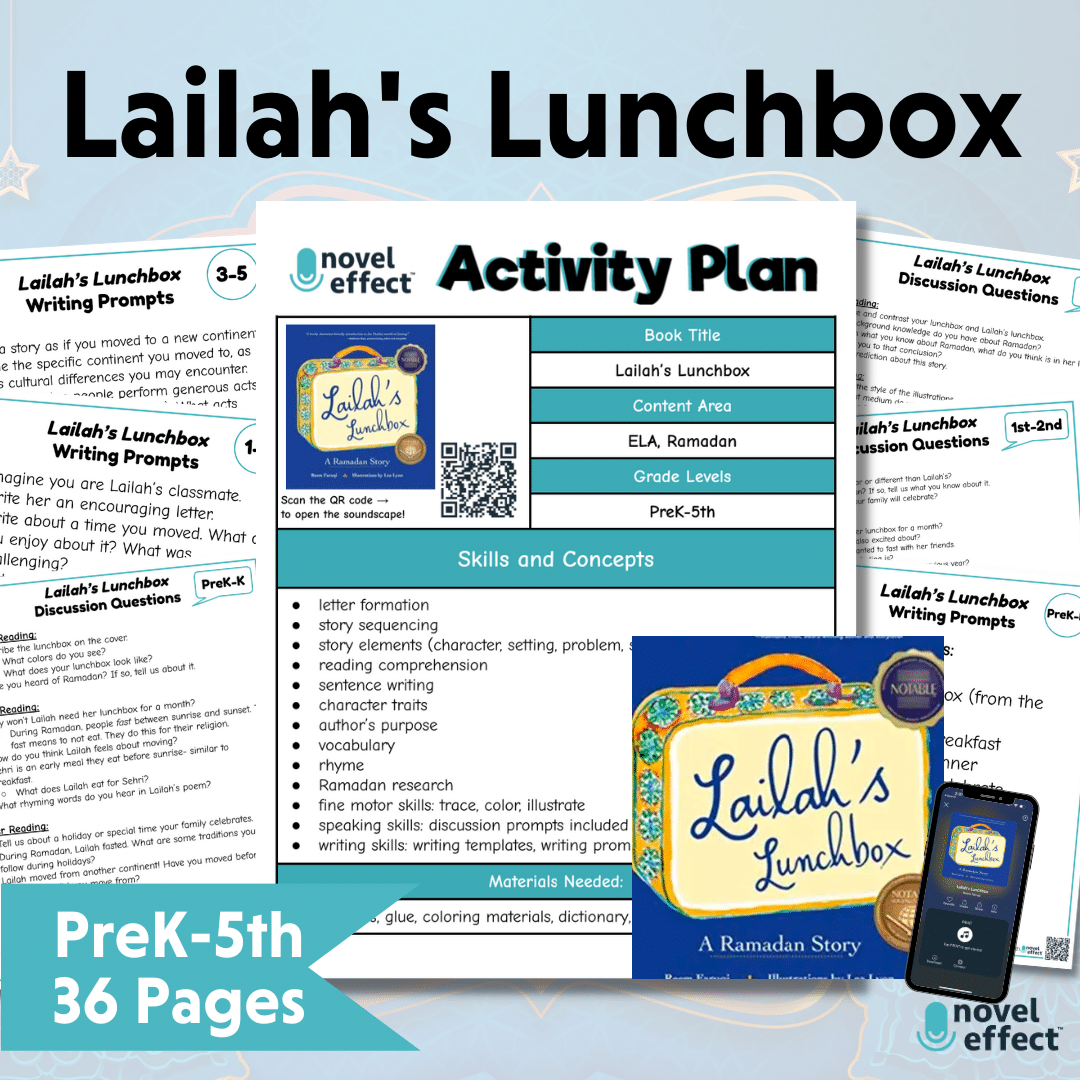 Lailah's Lunchbox Activities - Novel Effect