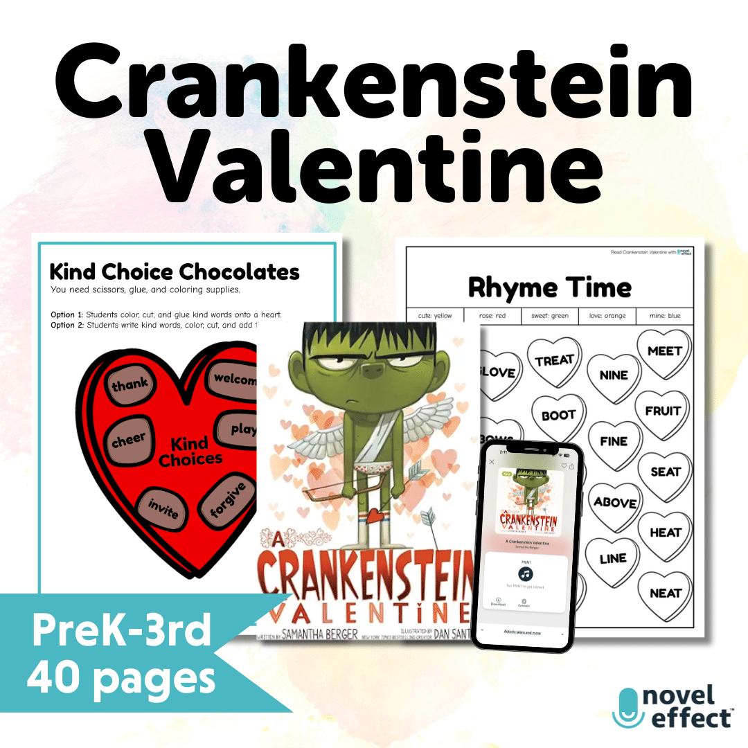 Crankenstein Valentine Activities - Novel Effect